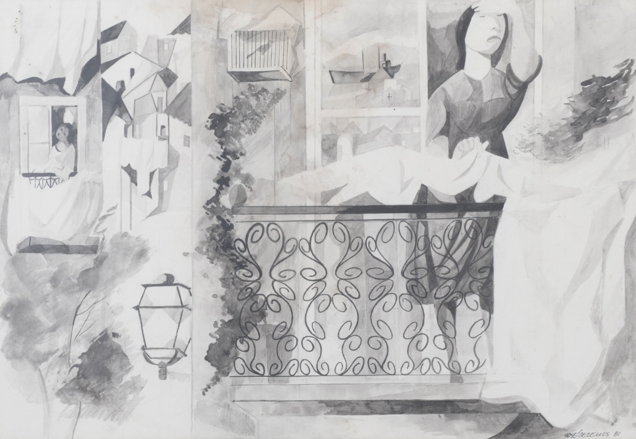 José Neves de Lemos | 'Waiting for work' (1981) | MutualArt