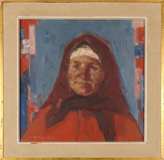 Mária Medvecká | Portrét starej mamy | MutualArt