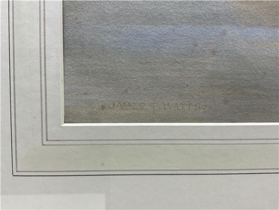 James Thomas Watts | Tate Hill and the Spa Ladder - Whitby | MutualArt