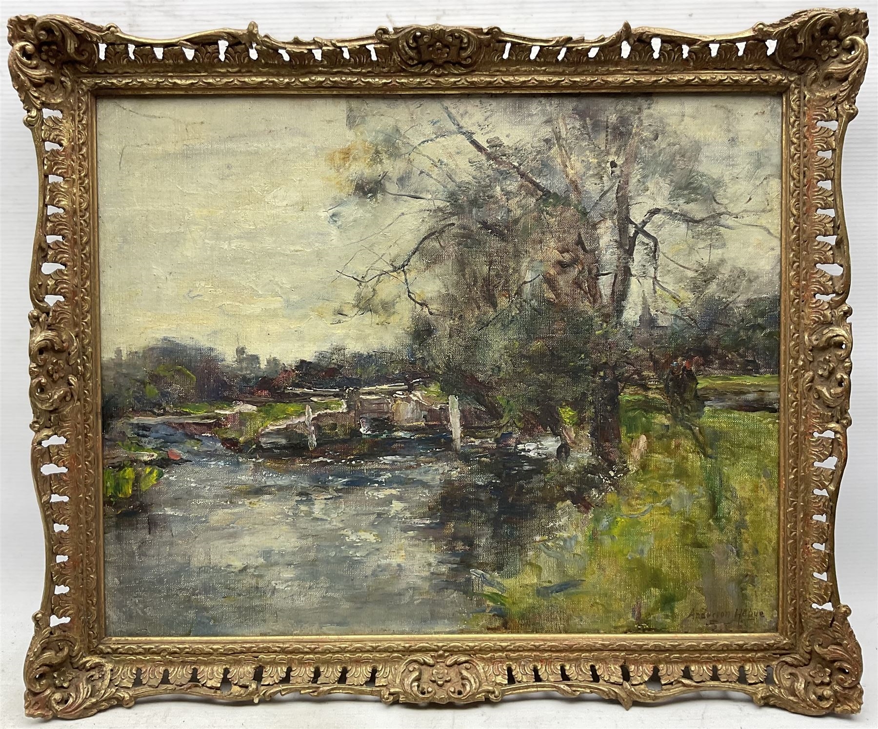 Joshua Anderson Hague | View towards the Lock | MutualArt