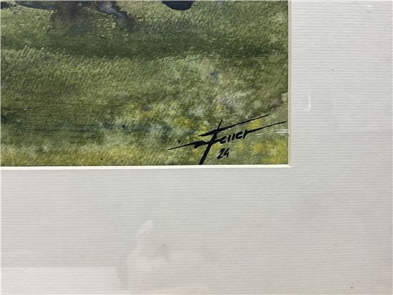 Diego Ferrer | Gaucho and Three Horses (24) | MutualArt