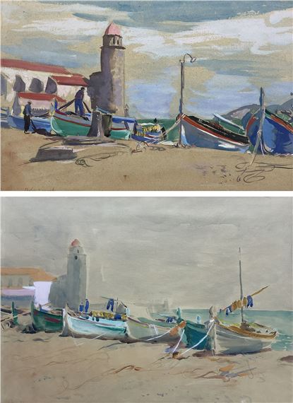 Philip Naviasky | Collioure Boats | MutualArt