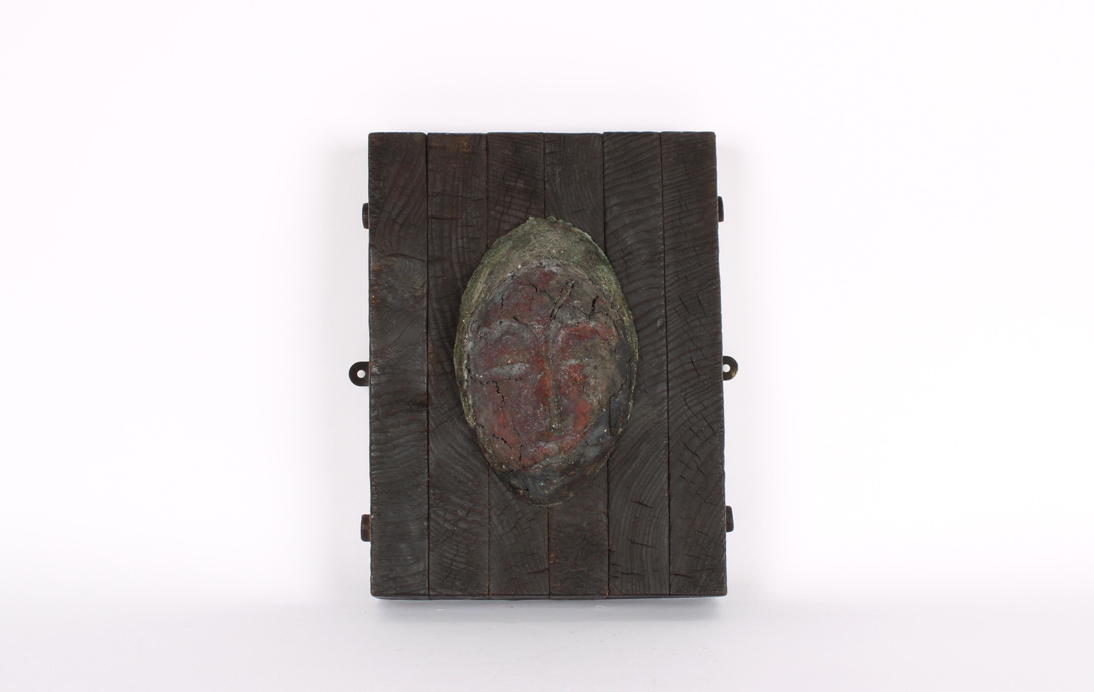 Elfyn Roberts | Raku Sleeping Celtic Warrior I Mask (1950s) | MutualArt