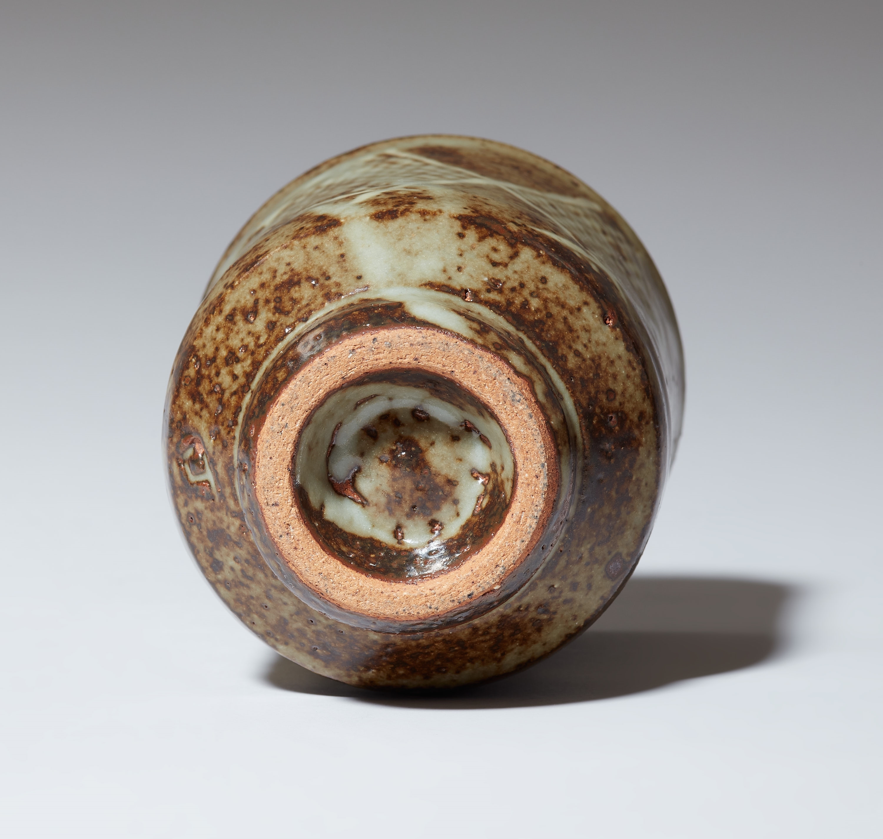 Tatsuzo Shimaoka | Of almost cylindrical shape with lozenges filled ...