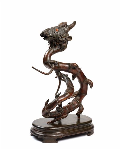 Chinese School | DRAGON EN RACINE DE BAMBOU | MutualArt