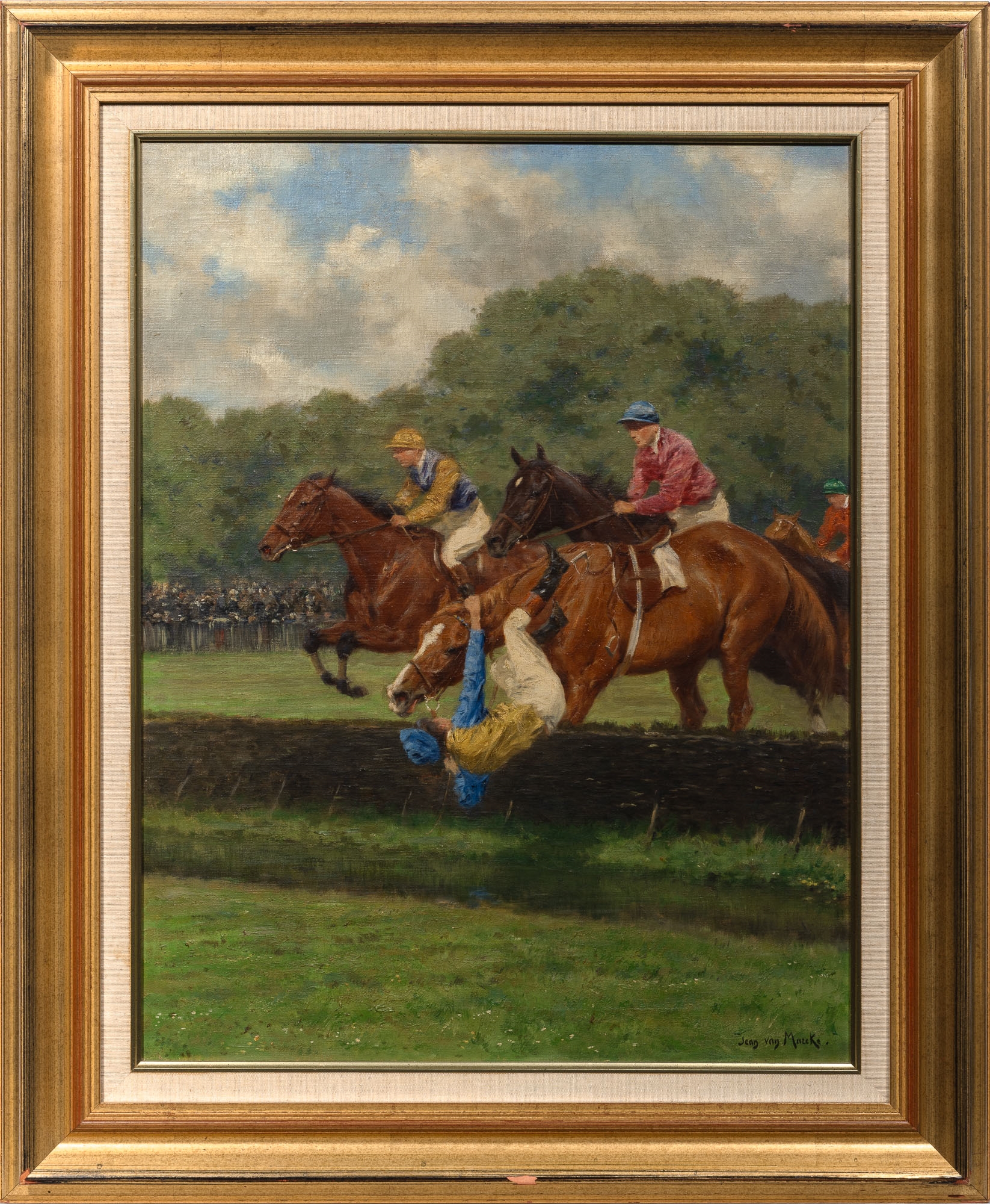 Jean Van Marcke De Lummen | Taking the Hedge | MutualArt