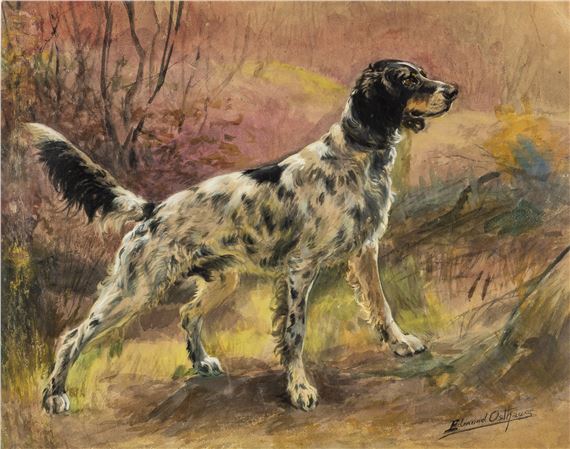 Edmund Henry Osthaus | Champion Setter on Point | MutualArt