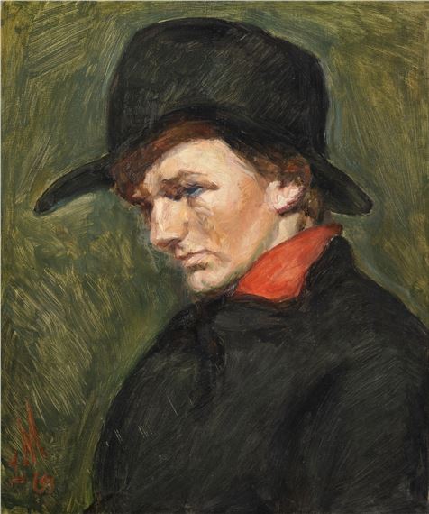 Ludwig Meidner | BILDNIS (PORTRAIT) (1913) | MutualArt