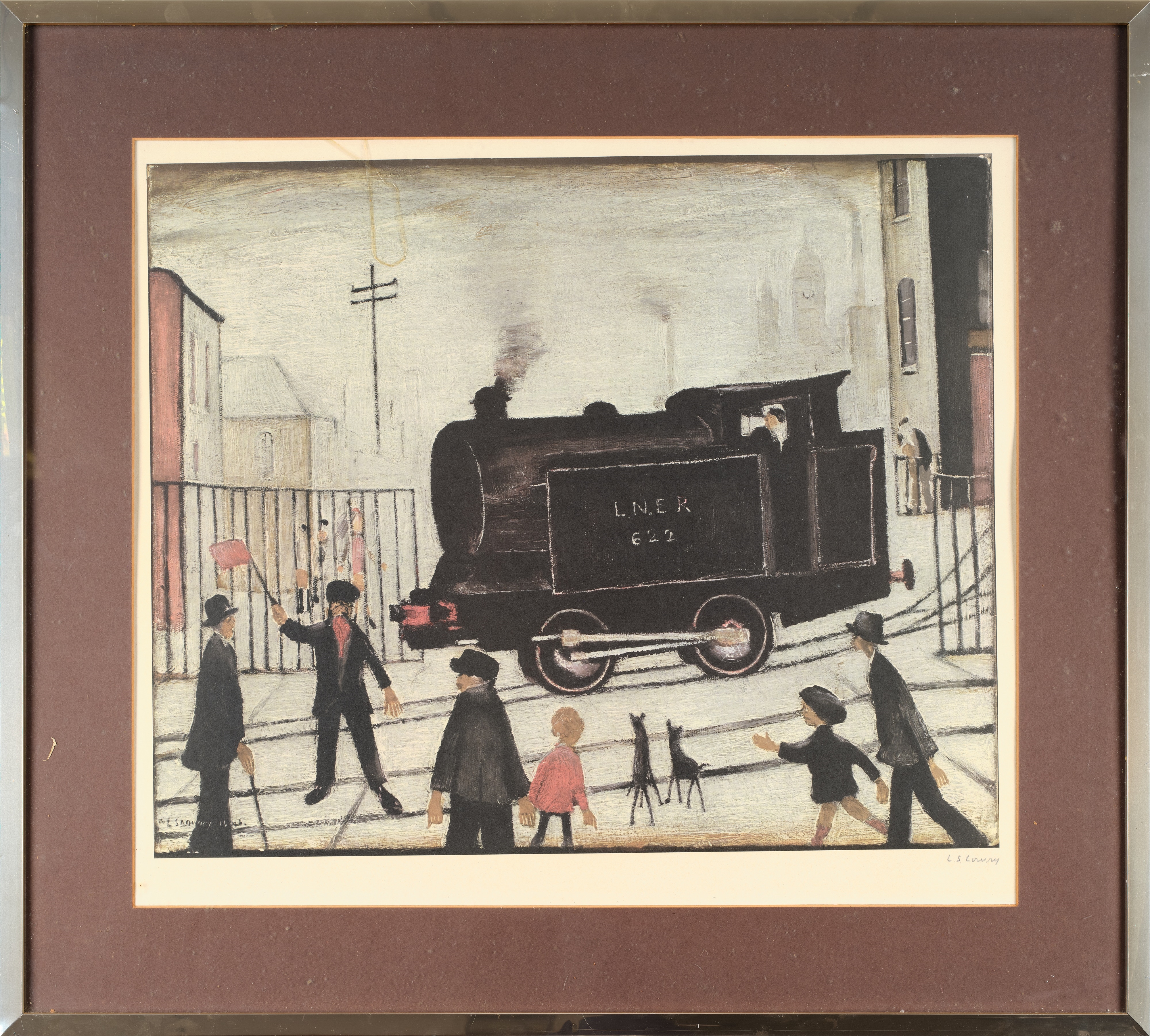 Laurence Stephen Lowry | Level Crossing | MutualArt