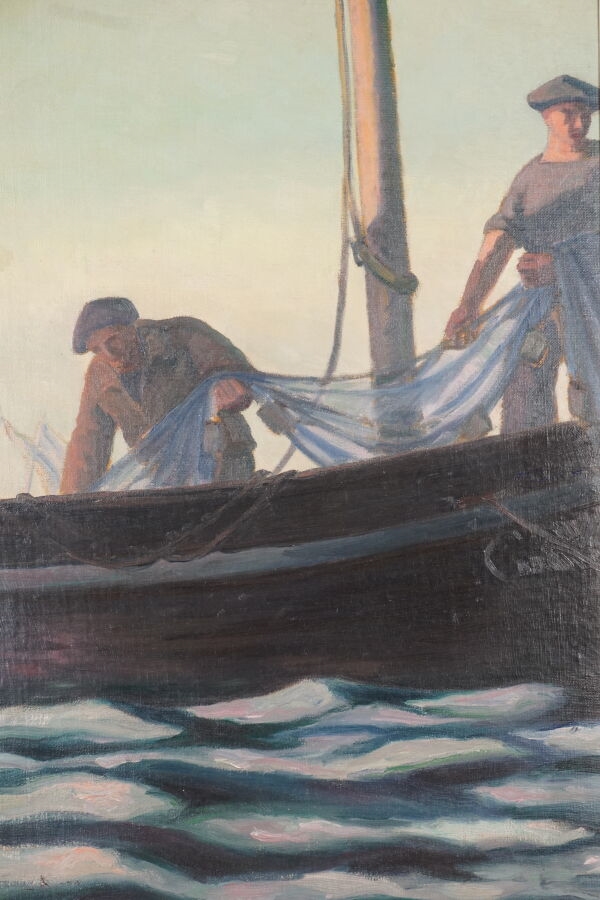 Pierre Agnes (1898-1964) | La pêche sur les bancs de sardines | MutualArt
