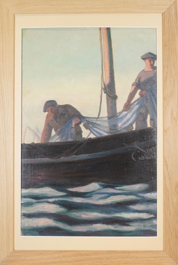Pierre Agnes (1898-1964) | La pêche sur les bancs de sardines | MutualArt