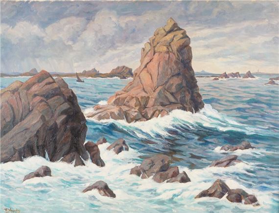 Pierre Agnes (1898-1964) | Rochers à Primel | MutualArt