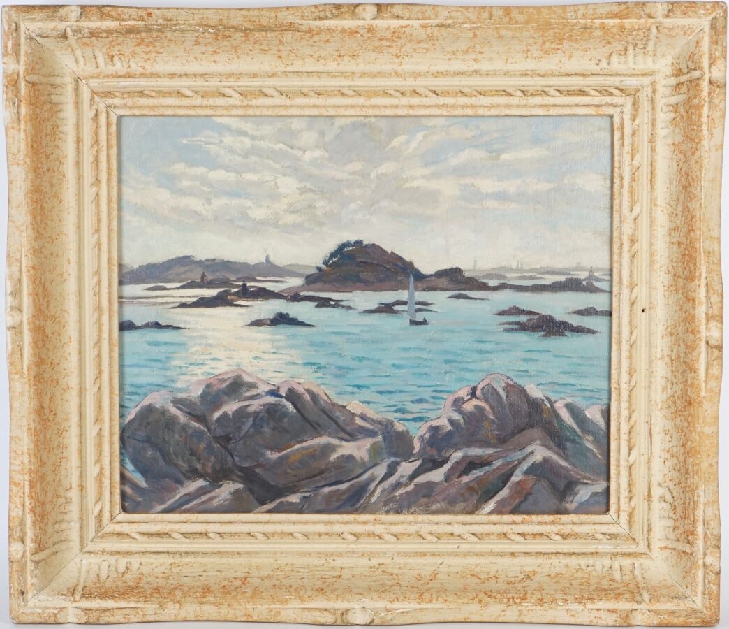 Pierre Agnes (1898-1964) | Voiliers sur la côte | MutualArt