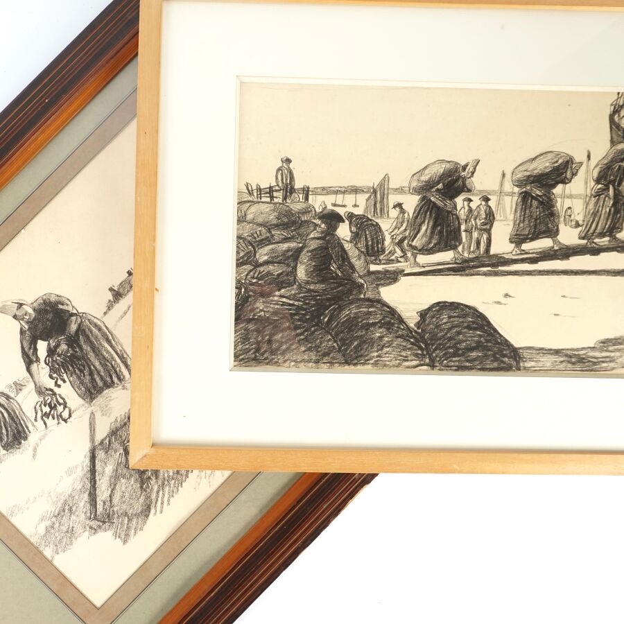 Pierre Agnes (1898-1964) | Le ramassage du goémon (25) | MutualArt