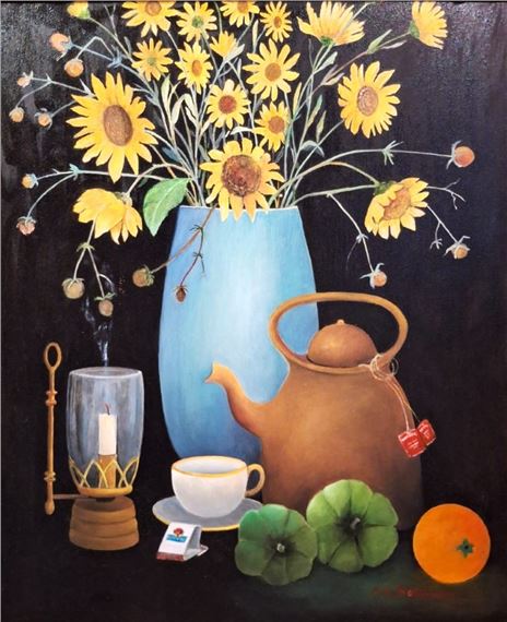 Eric Bolsmann | Still life with Daisies | MutualArt