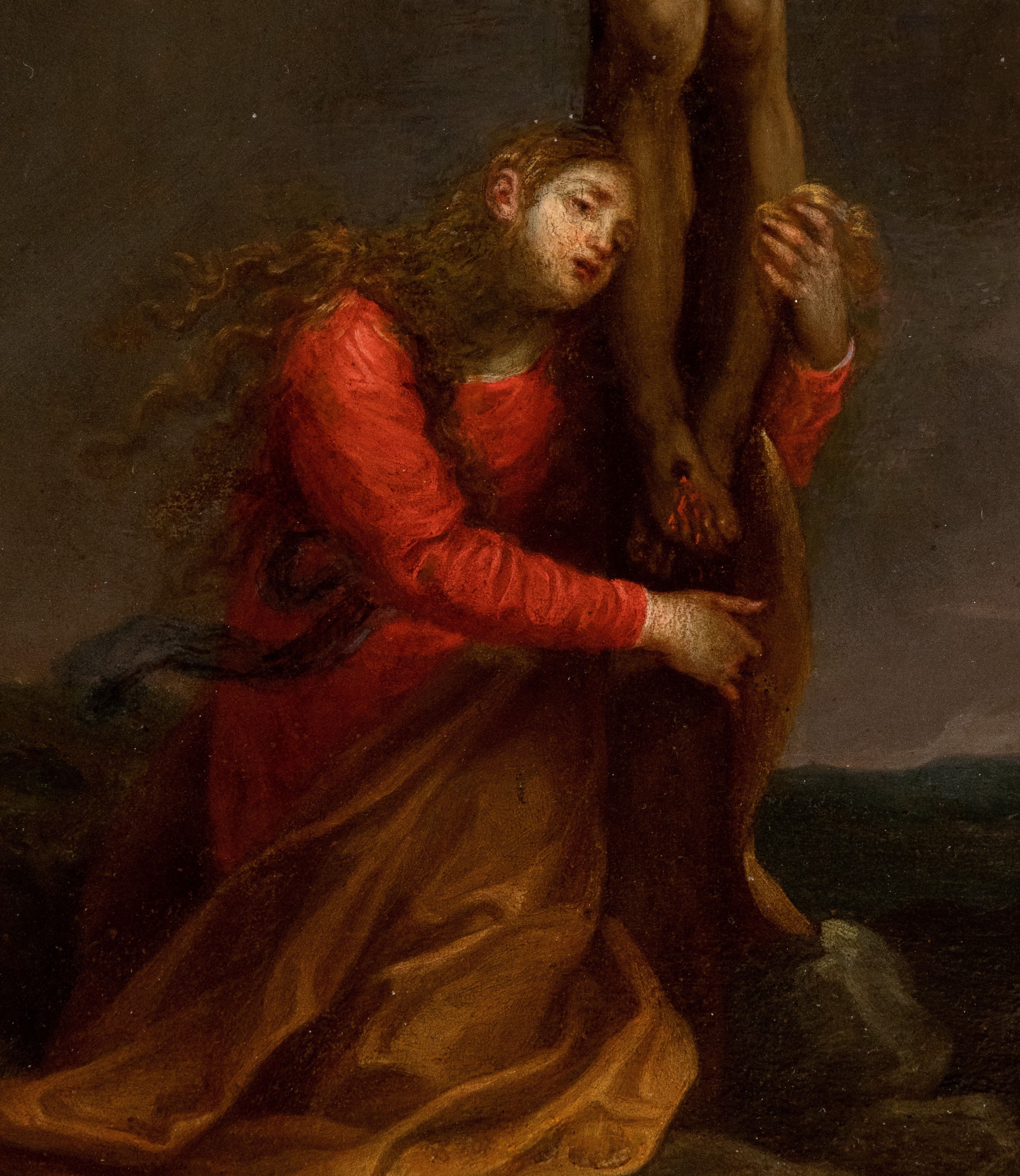 Guido Reni | Crucifixion with Mary Magdalene | MutualArt