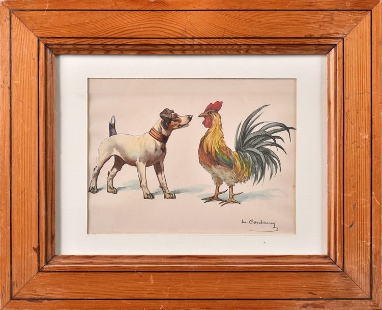Charles-Fernand de Condamy | The Fox and the Rooster | MutualArt