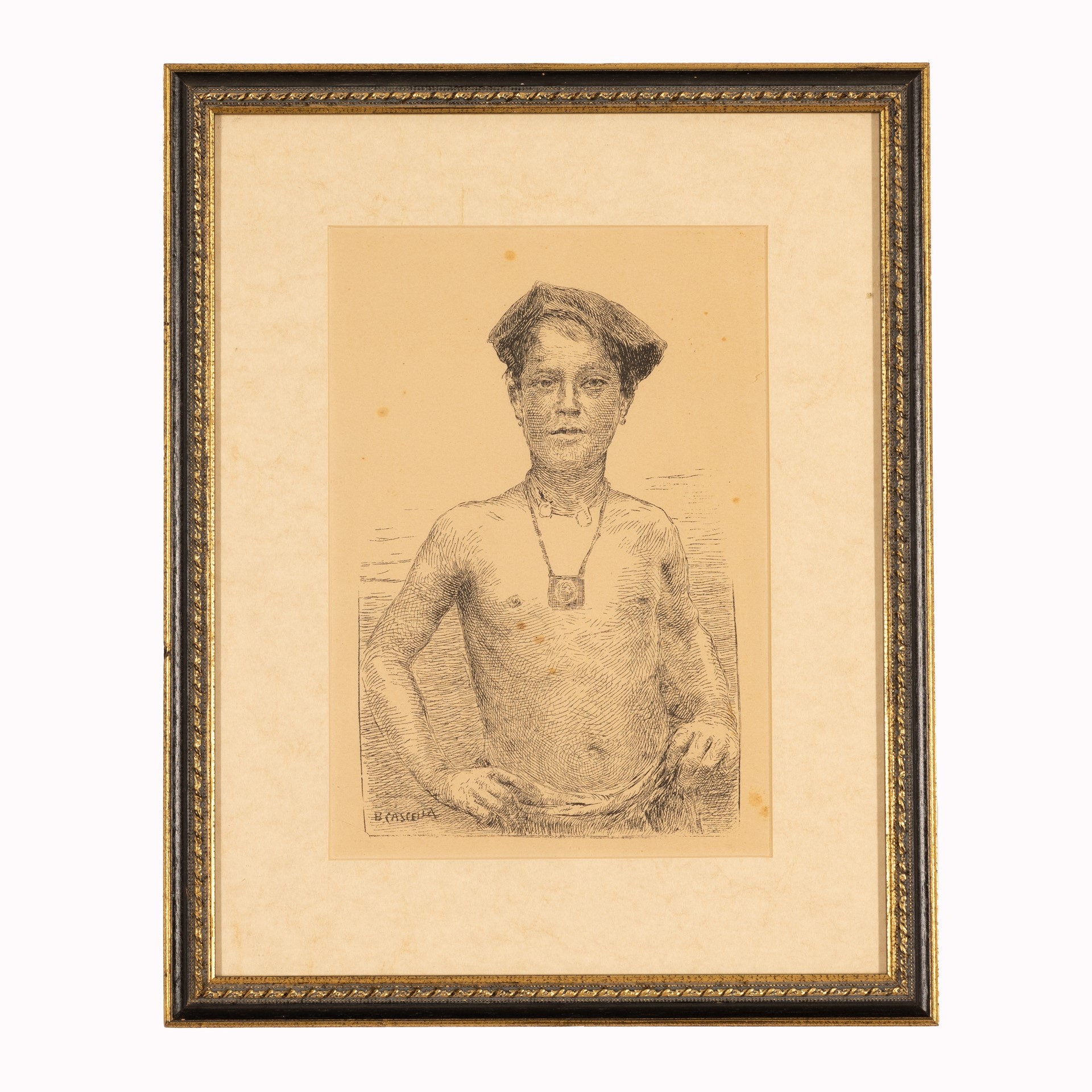 Basilio Cascella | Giovinetto in costume | MutualArt
