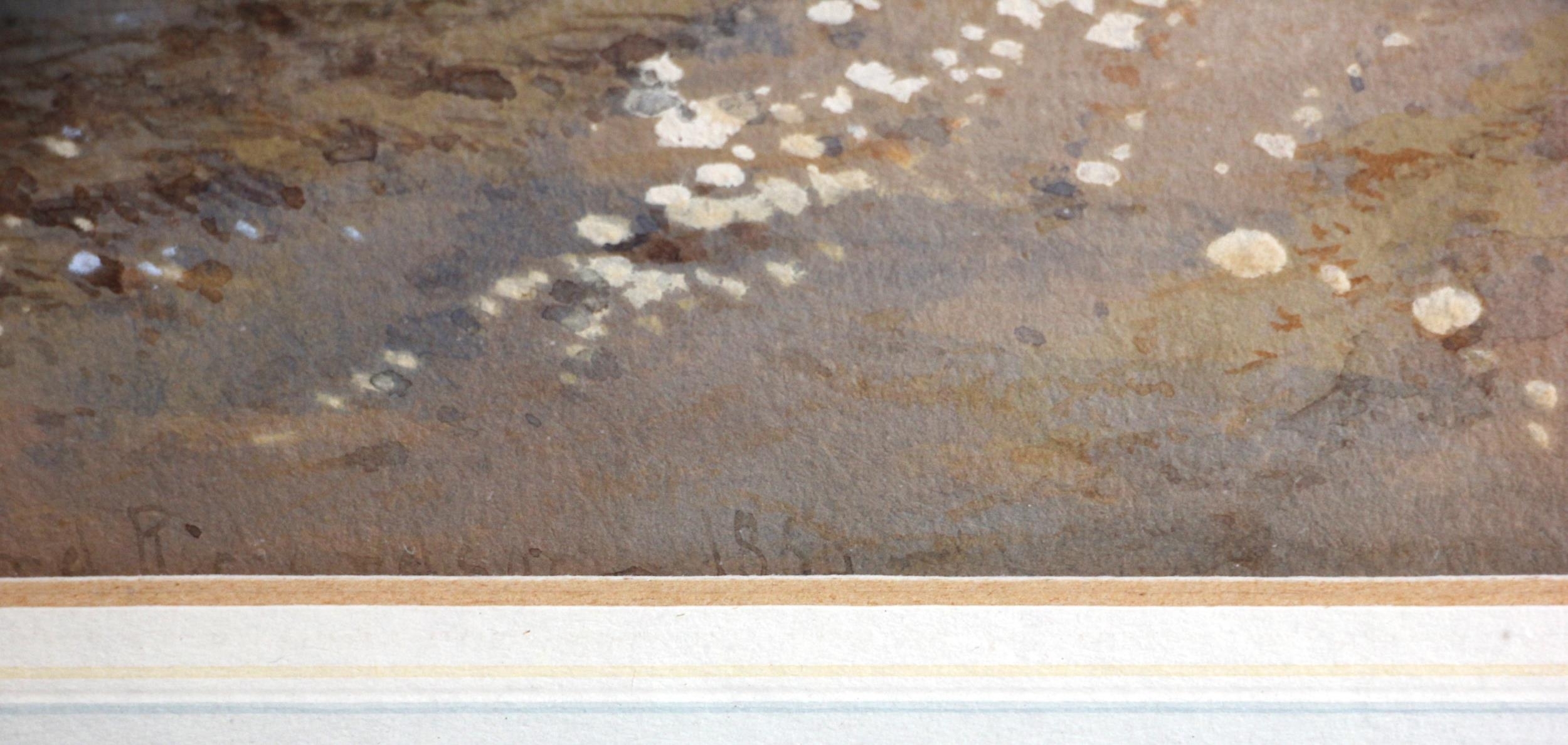 Edward Martindale Richardson | An Italian lake scene with fishing boats ...