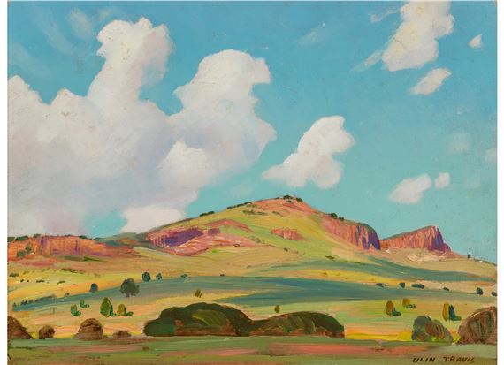 Olin Travis | Summer Day on Haley Ranch | MutualArt