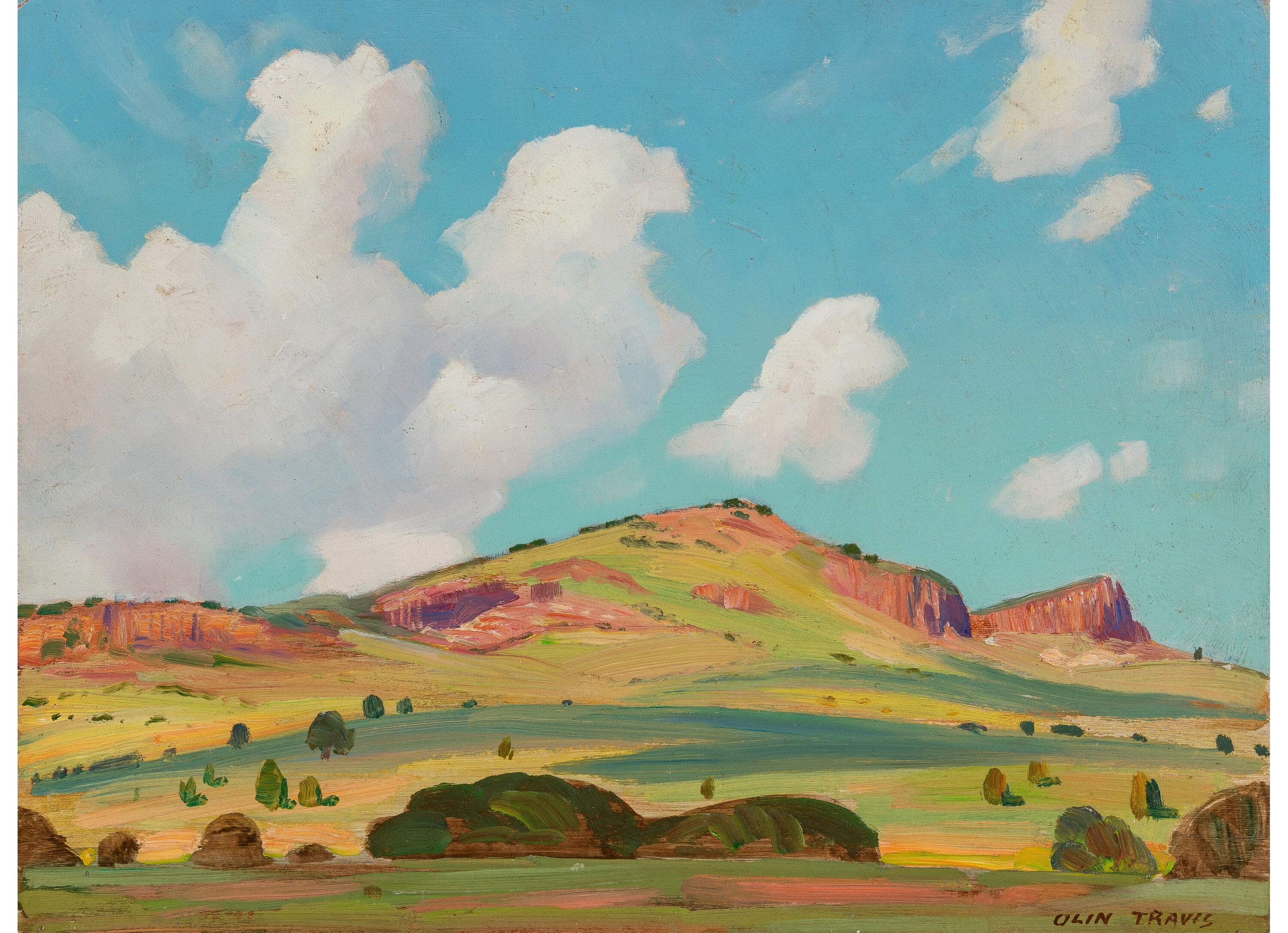Olin Travis | Summer Day on Haley Ranch | MutualArt