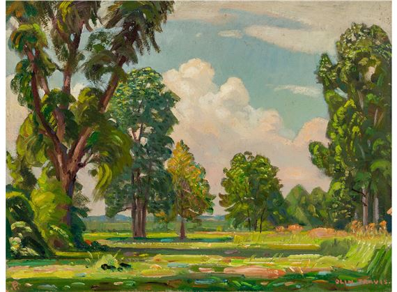 Olin Travis | Summer-White Rock | MutualArt