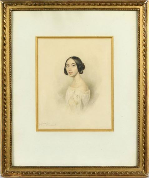 Piotr Fedorovich Sokolov | Portrait of Pauline Viardot (1843) | MutualArt
