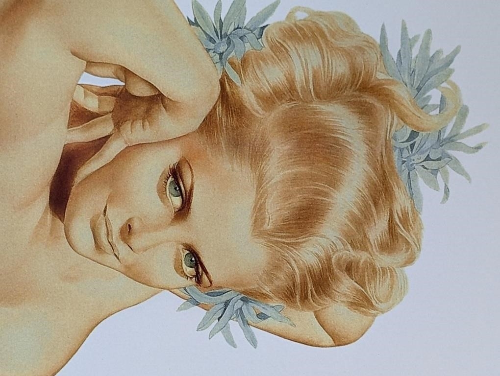 Alberto Vargas | Alberto Vargas Hand Signed Pin-Up Girl Print (1981 ...