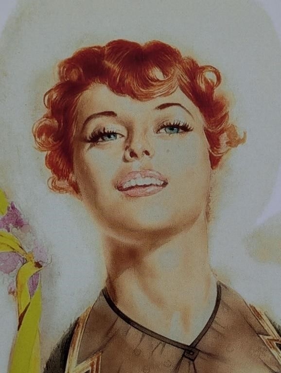 Alberto Vargas | Alberto Vargas Hand Signed Pin-Up Girl Print (1981 ...