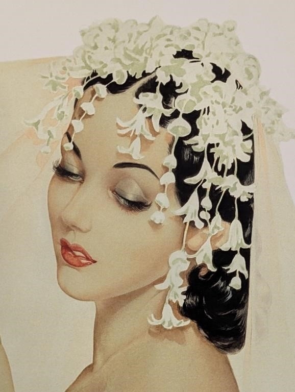 Alberto Vargas | Alberto Vargas Hand Signed Pin-Up Girl Print (1981 ...