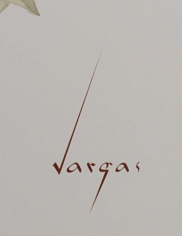 Alberto Vargas | Alberto Vargas Hand Signed Pin-Up Girl Print (1981 ...