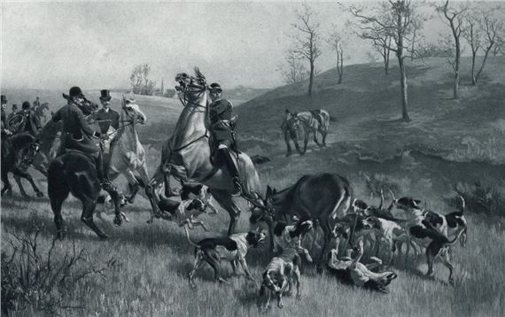 Georges Louis Charles Busson | Hunting Day (1890) | MutualArt