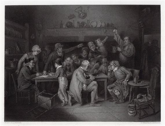 Edward Bird | The Raffle for the Watch (1852) | MutualArt