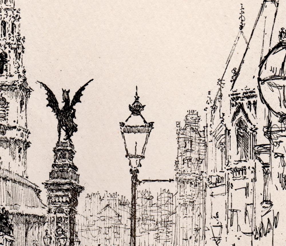 Joseph Pennell | By the Law Courts (1890) | MutualArt