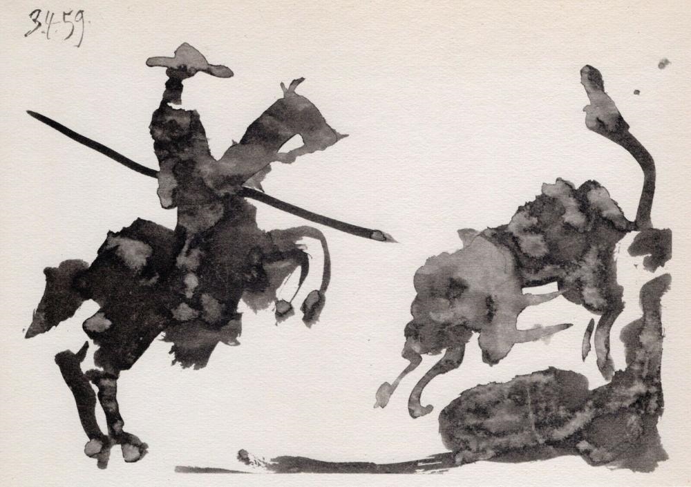 Pablo Picasso | Chasing the Bull (1961) | MutualArt