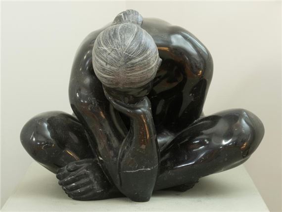 Felipe Castañeda | Desnudo Sentada | MutualArt