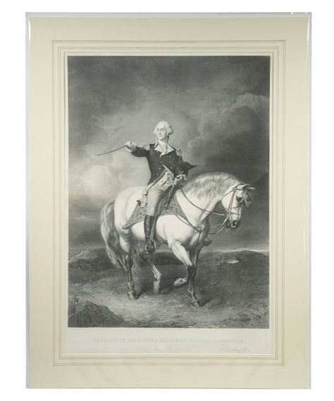 John Faed | WASHINGTON RARE ENGRAVING (Circa 1860) | MutualArt