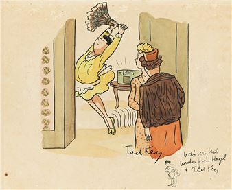 Ted Key | Hazel dancing ballet (Circa 1940) | MutualArt