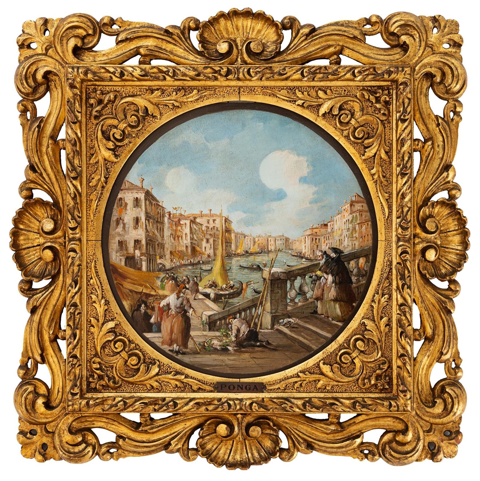 Giuseppe Ponga | Canal Grande visto da ponte di Rialto | MutualArt