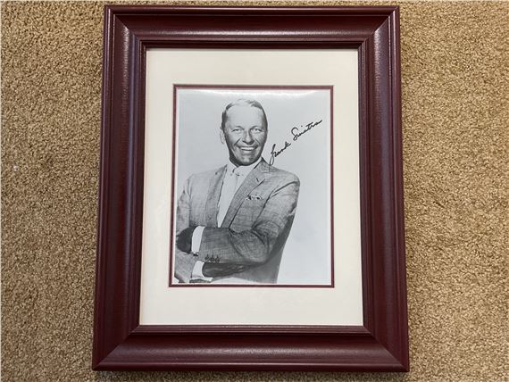 Frank Sinatra | Frank Sinatra-themed collection featuring a framed gold ...