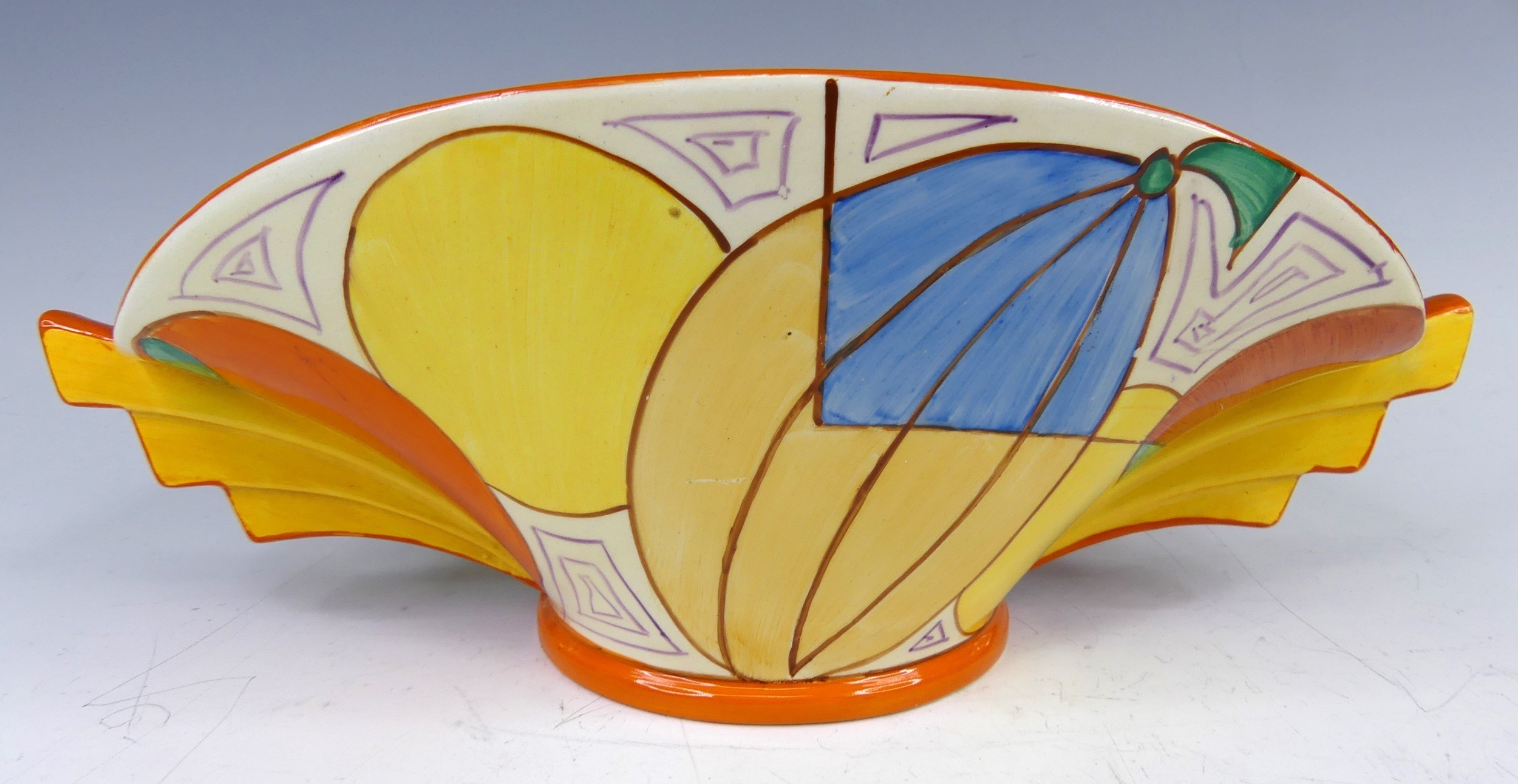 Clarice Cliff | A 1930s Clarice Cliff Melons pattern Daffodil pottery ...