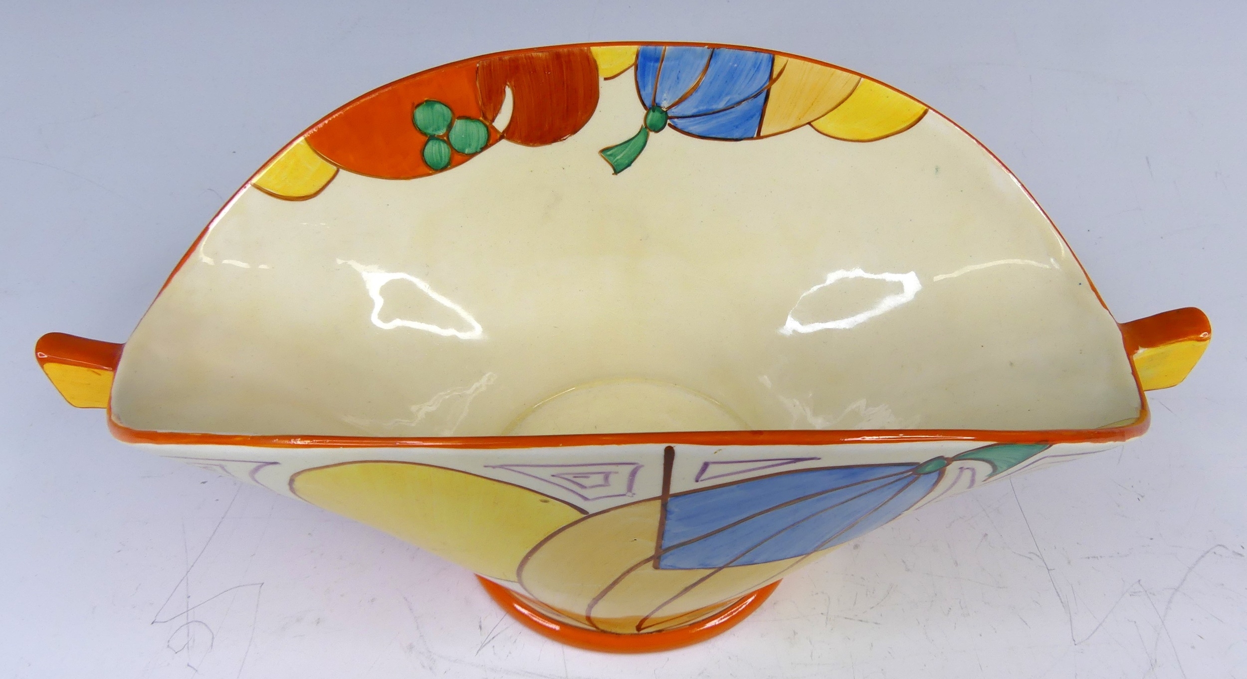 Clarice Cliff | A 1930s Clarice Cliff Melons pattern Daffodil pottery ...