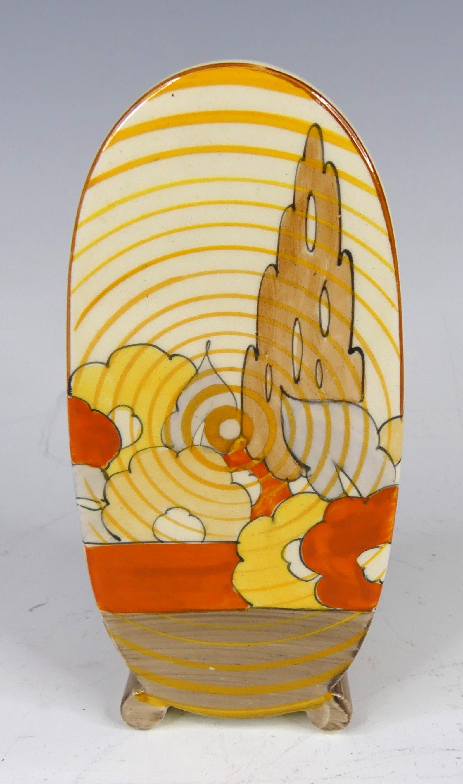 Clarice Cliff | A 1930s Clarice Cliff Capri pattern Bonjour pottery ...