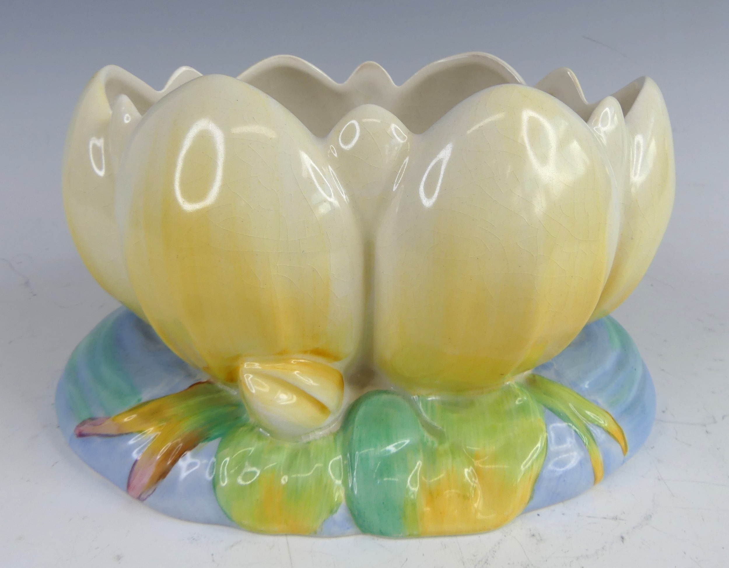 Clarice Cliff | A 1930s Clarice Cliff pottery Lily planter | MutualArt