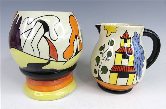Lorna Bailey | a bulbous glazed ceramic vase in the House & Path ...