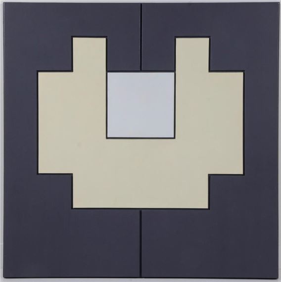 Victor Noël | composition orthogonal symétrique organized on a trame of ...