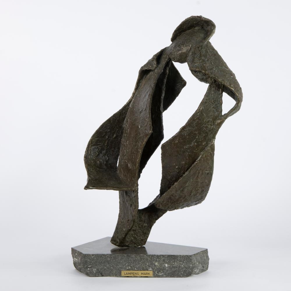Marc van Lampens | Contemporary bronze sculpture on bluestone plinth ...
