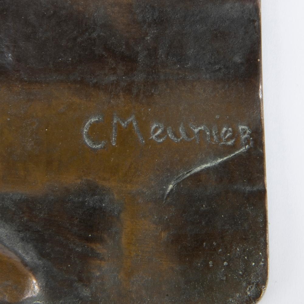 Constantin Meunier | Miner's head in profile | MutualArt