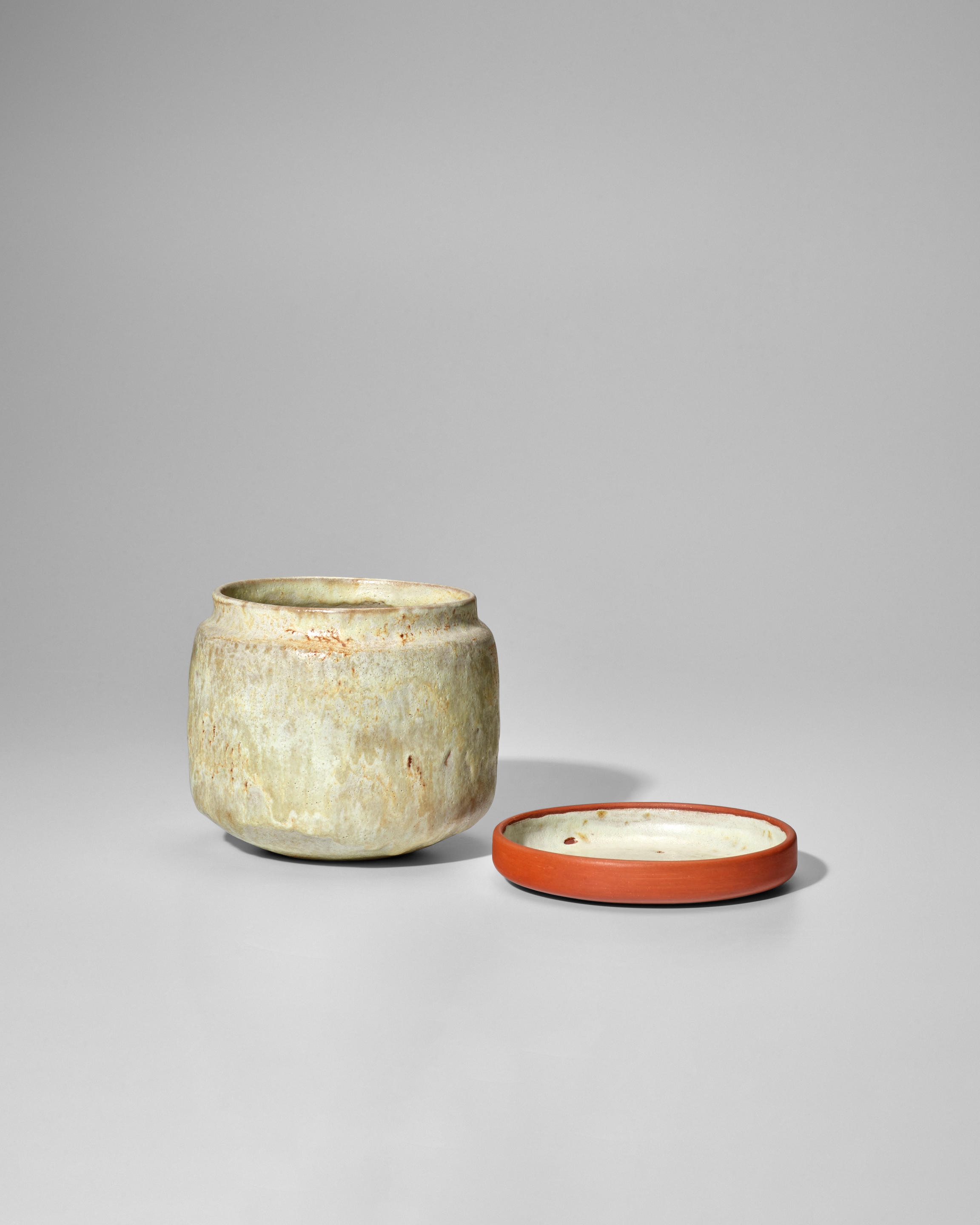 Lucie Rie | Rare and Early Jar and Cover (Circa 1940) | MutualArt