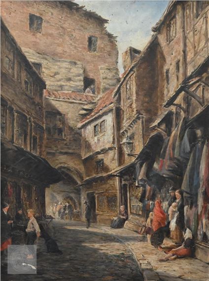 John Harding Robinson | The old black gate at Newcastle | MutualArt